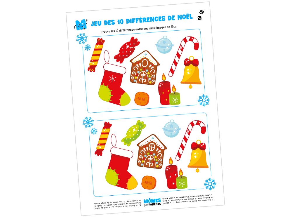Jeu des 10 différences de Noël : plongez dans l'esprit festif avec ce ...