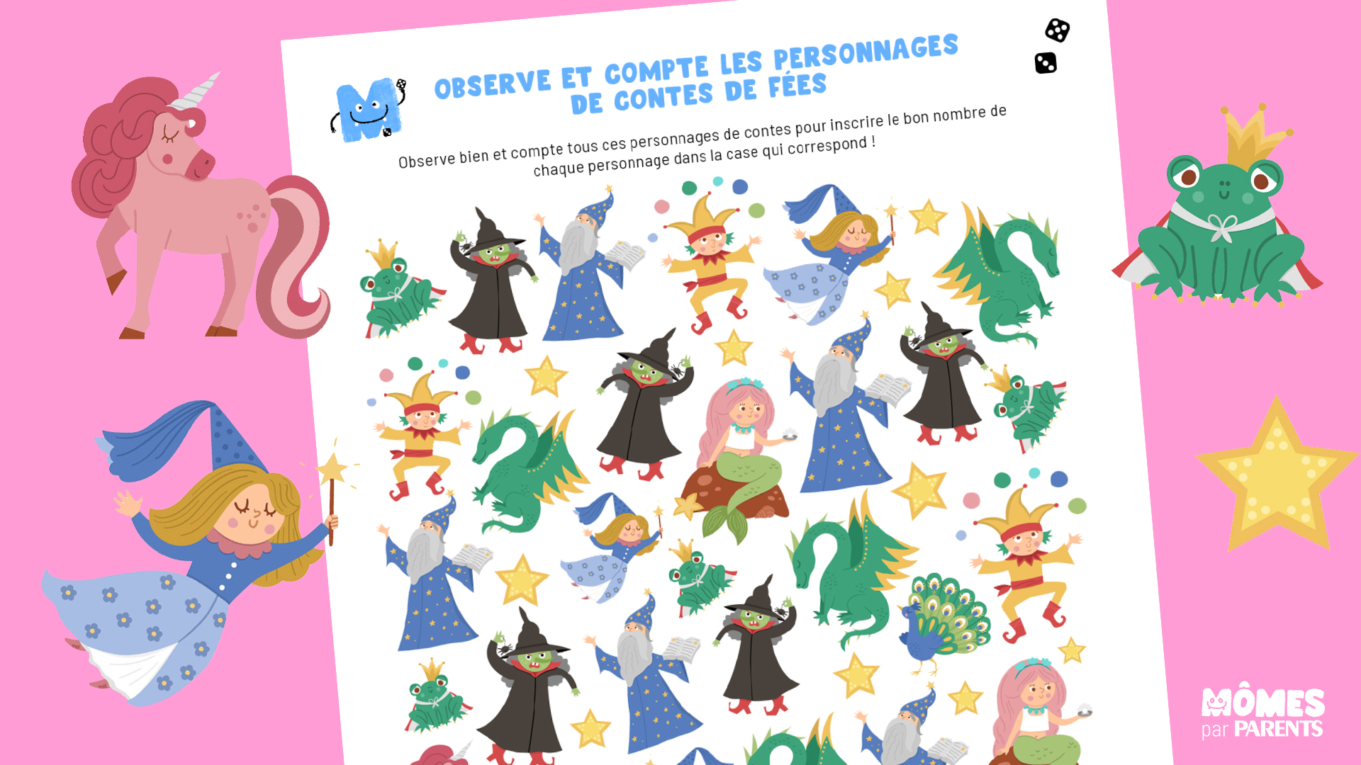 Jeu éducatif à télécharger : Apprendre en comptant les personnages de ...