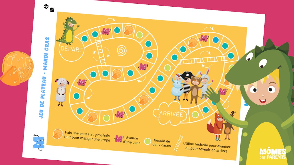 Jeux de Plateau à Imprimer pour Carnaval et Mardi Gras - Ambiance Garantie ! | MOMES
