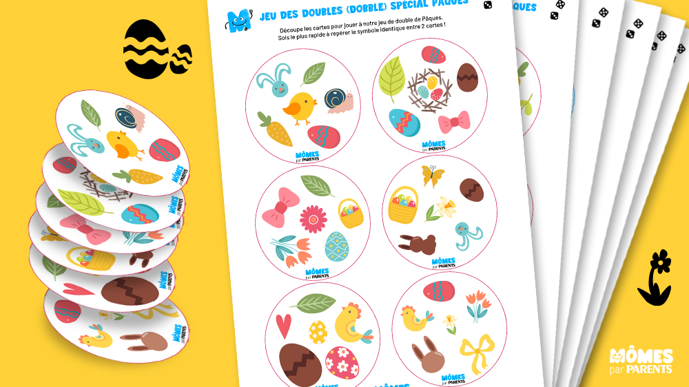 Découvrez notre jeu des doubles (Dobble) spécial Pâques | MOMES