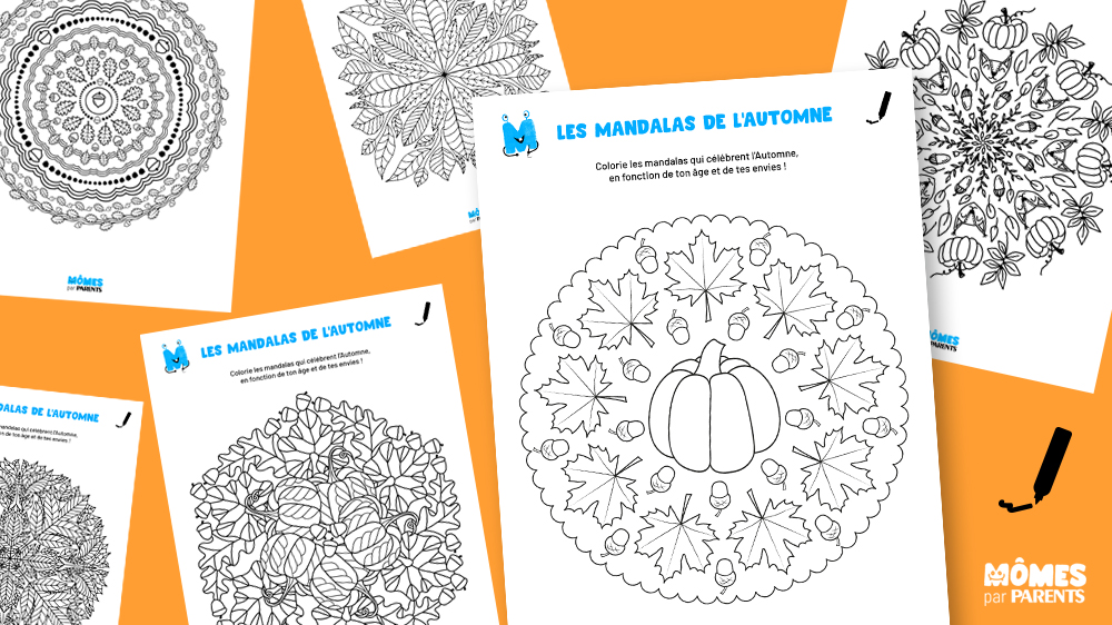 Découvrez nos mandalas de l'Automne, adaptés à tous les âges | MOMES