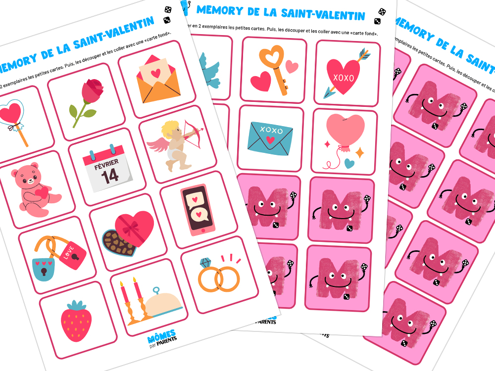 Découvrez notre jeu de Memory spécial Saint-Valentin | MOMES