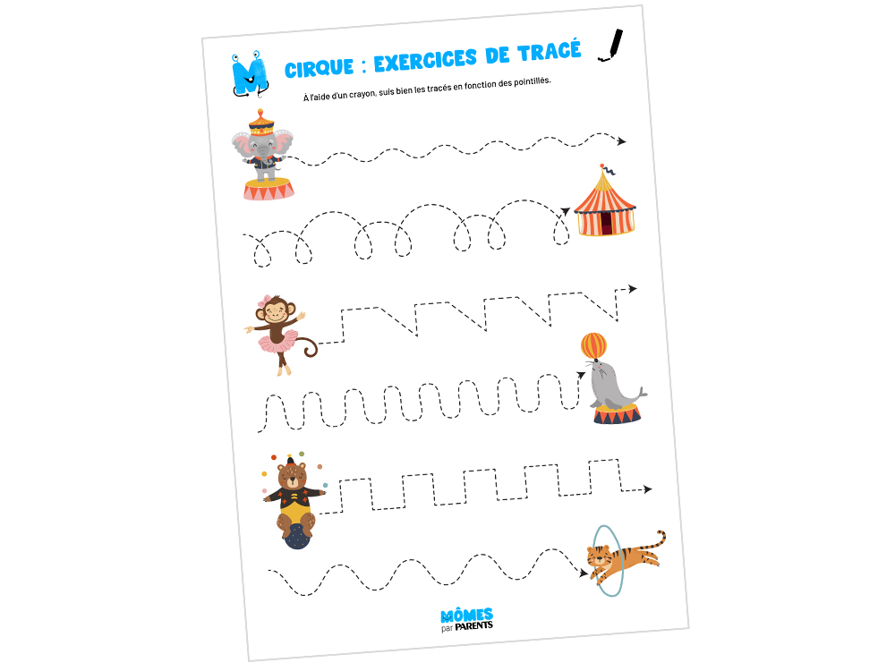 Cirque : des tracés ludiques pour apprendre la pré-écriture en s ...