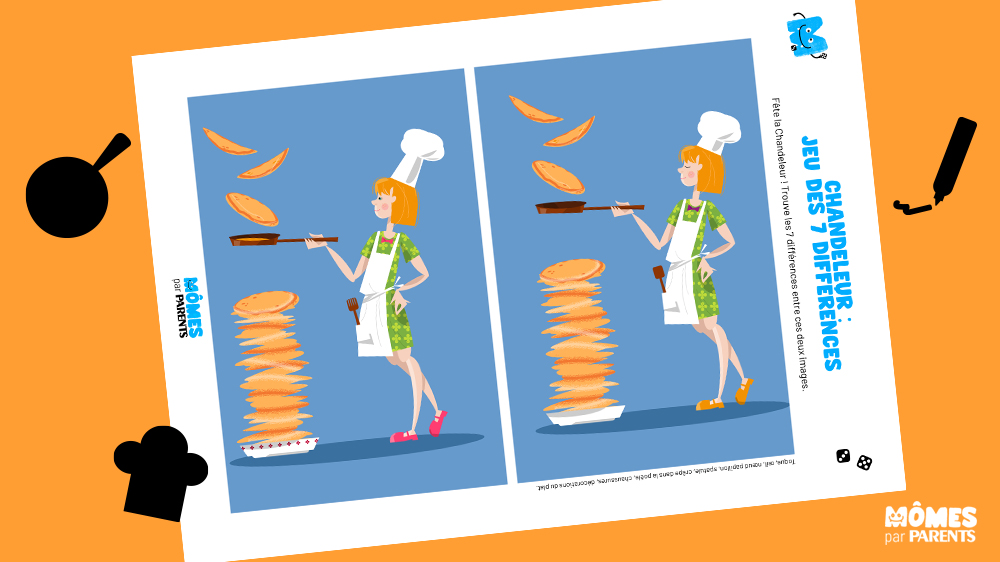 Faites sauter les crêpes avec notre jeu des 7 différences spécial ...