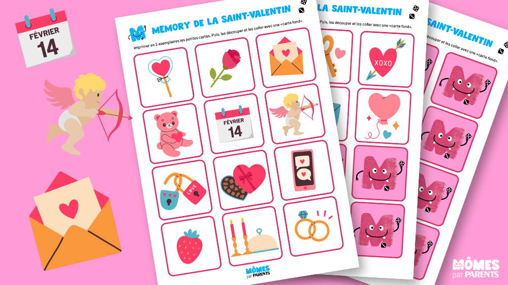 Découvrez notre jeu de Memory spécial Saint-Valentin | MOMES