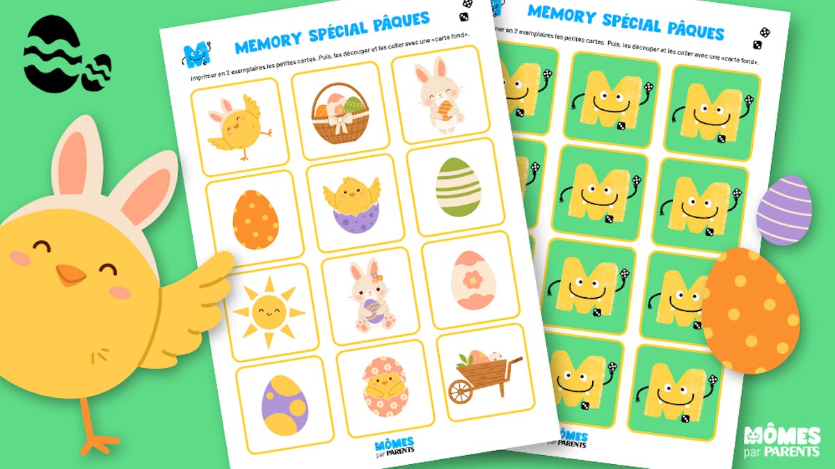 Découvrez notre jeu de Memory spécial Pâques | MOMES