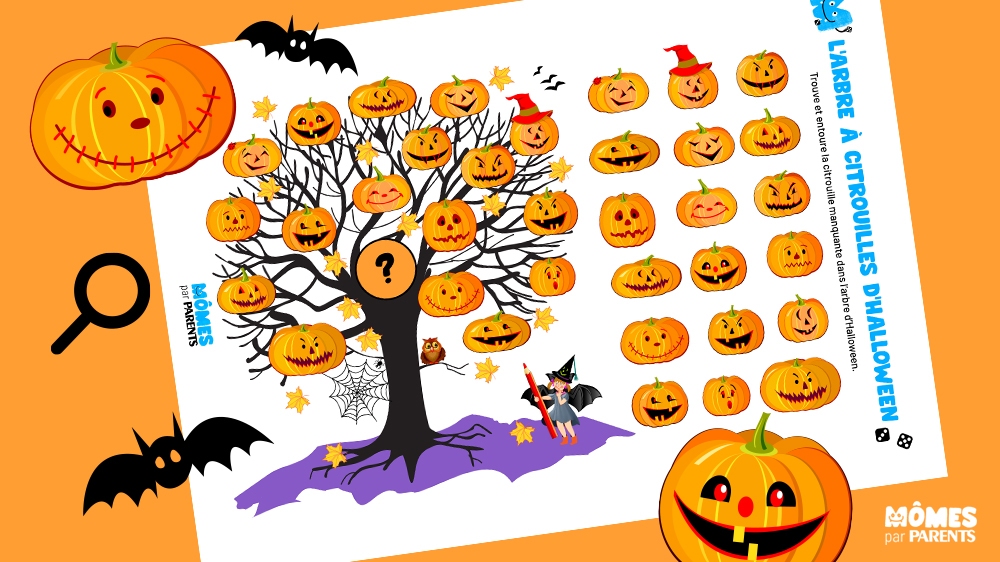 Jeu de l'arbre à citrouilles : un défi d'observation amusant pour ...